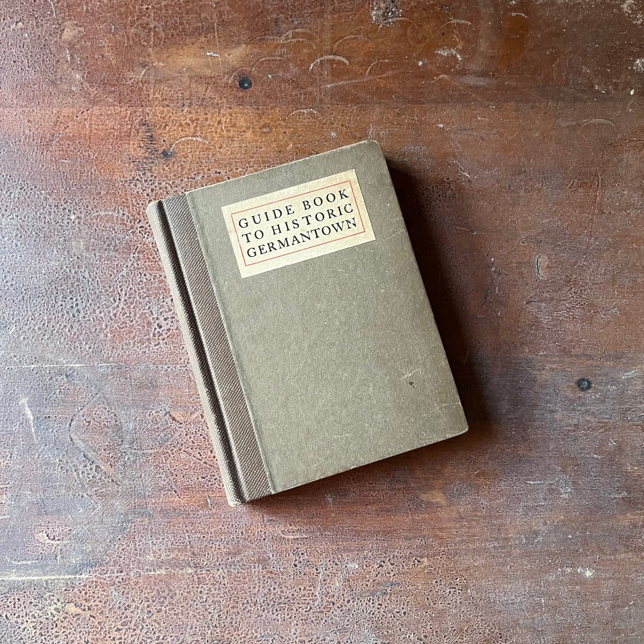 Guide Book to Historic Germantown Pennsylvania - Log Cabin Vintage