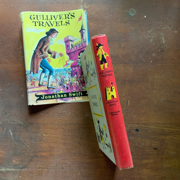 Gulliver's Travels - a 1954 Junior Deluxe Editions Hardcover Book - Log ...