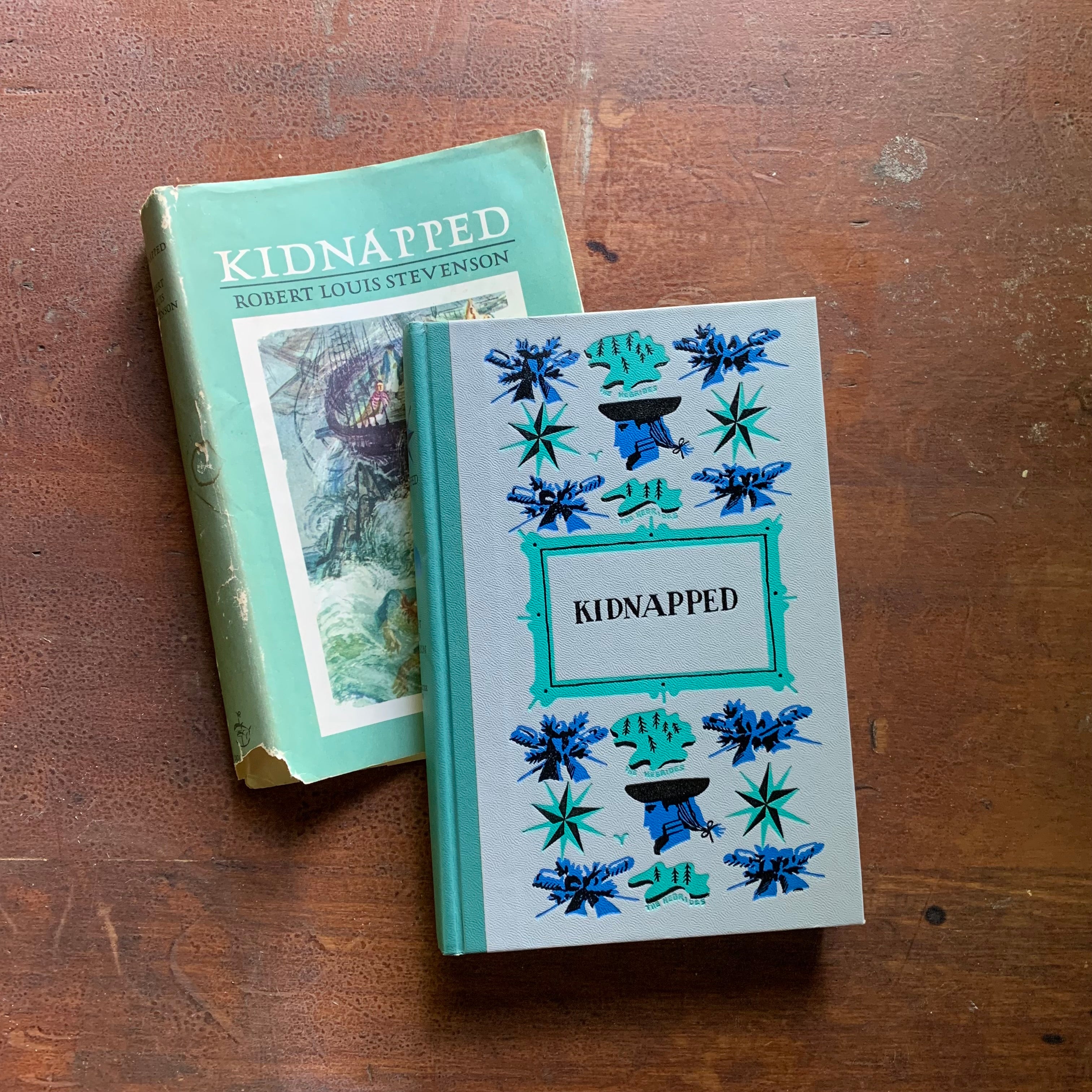 Kidnapped by Robert Louis Stevenson - a 1954 Junior Deluxe Editions Cl ...