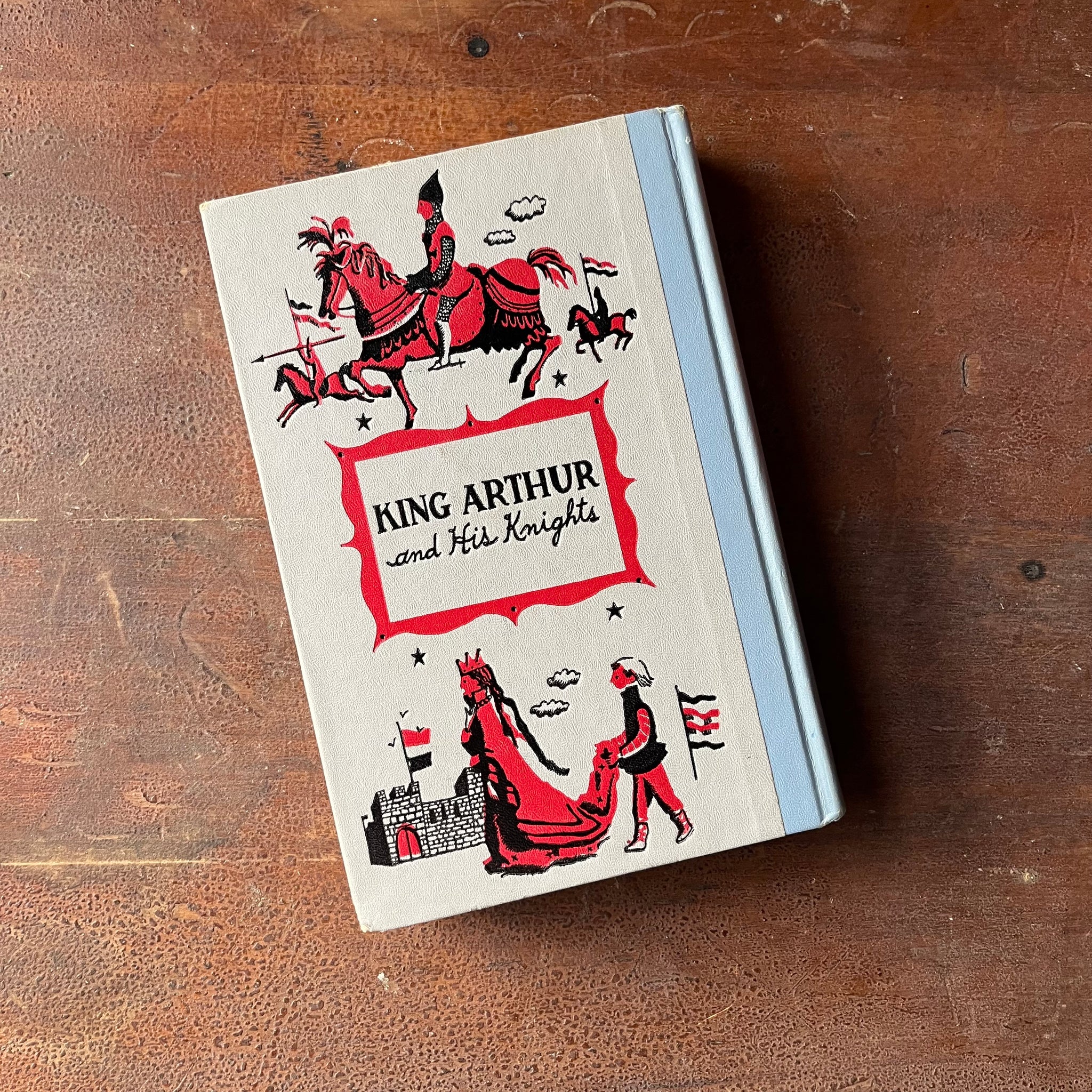 King Arthur and His Knights - a 1955 Junior Deluxe Editions Hardcover ...