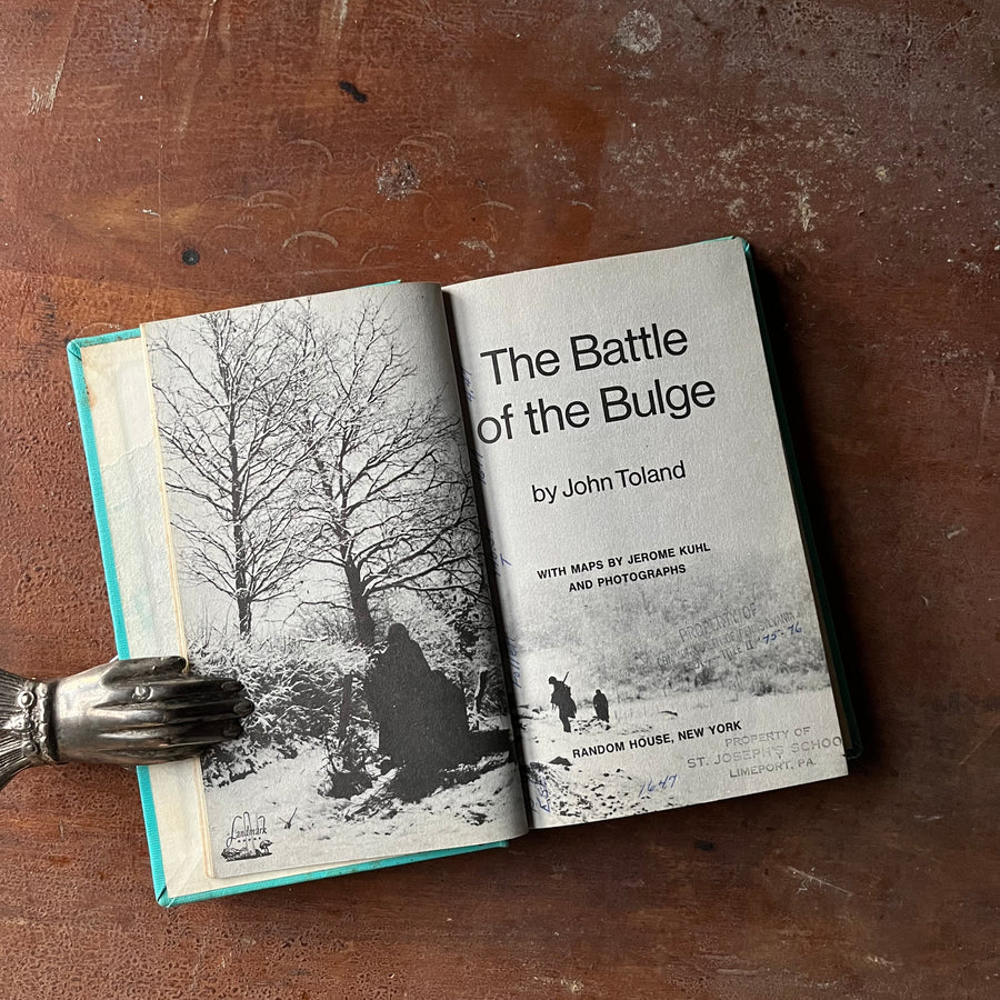 Landmark Series The Battle of the Bulge by John Toland - 1966 Edition ...