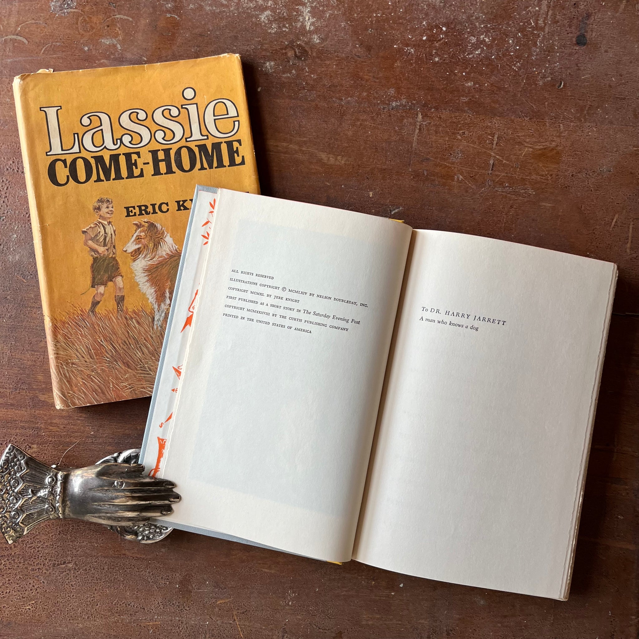 Lassie Come Home - a 1964 Junior Deluxe Editions Hardcover Book - Log ...