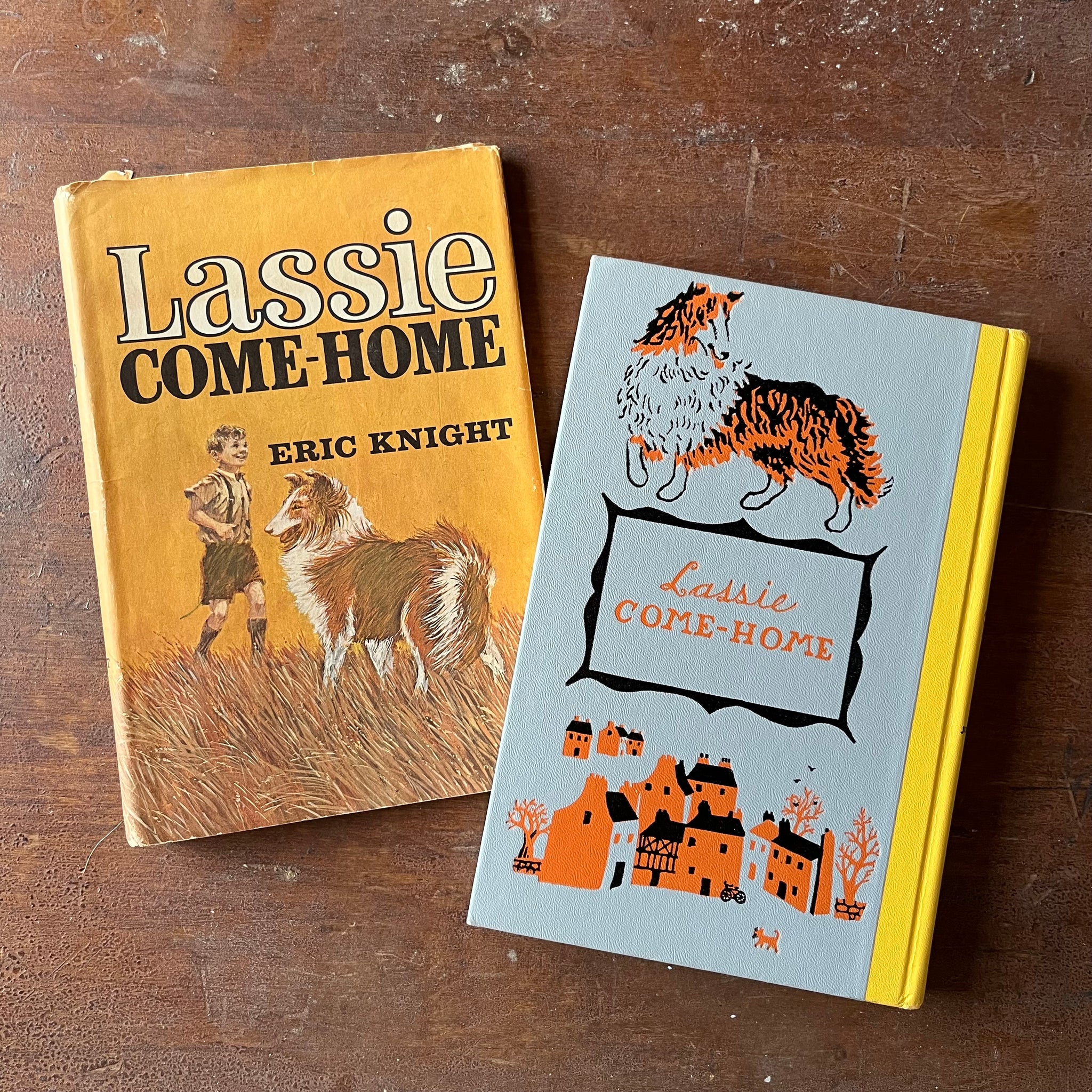 Lassie Come Home - a 1964 Junior Deluxe Editions Hardcover Book - Log ...