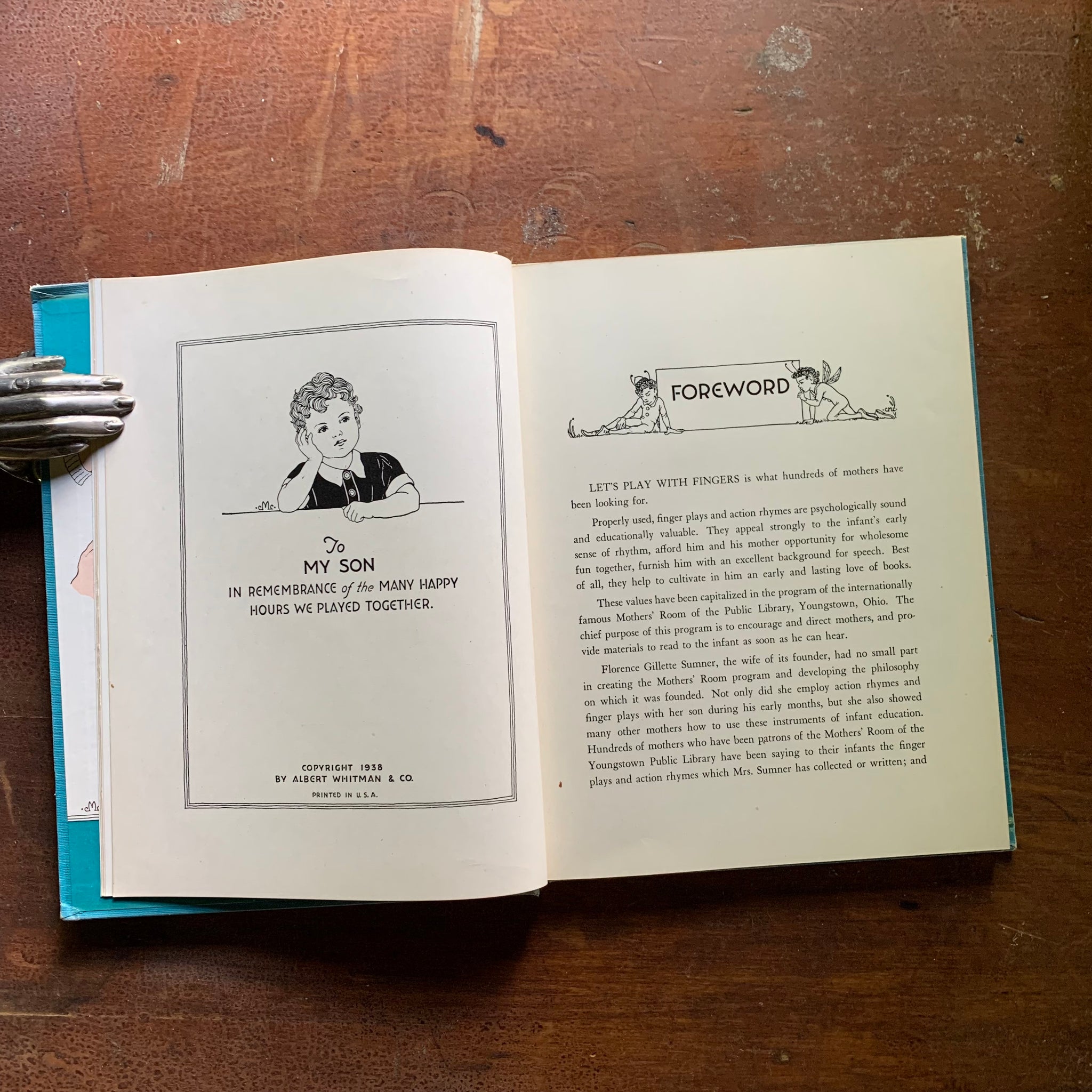 Let’s Play with Fingers Compiled by Florence Gillette Sumner - 1938 ...