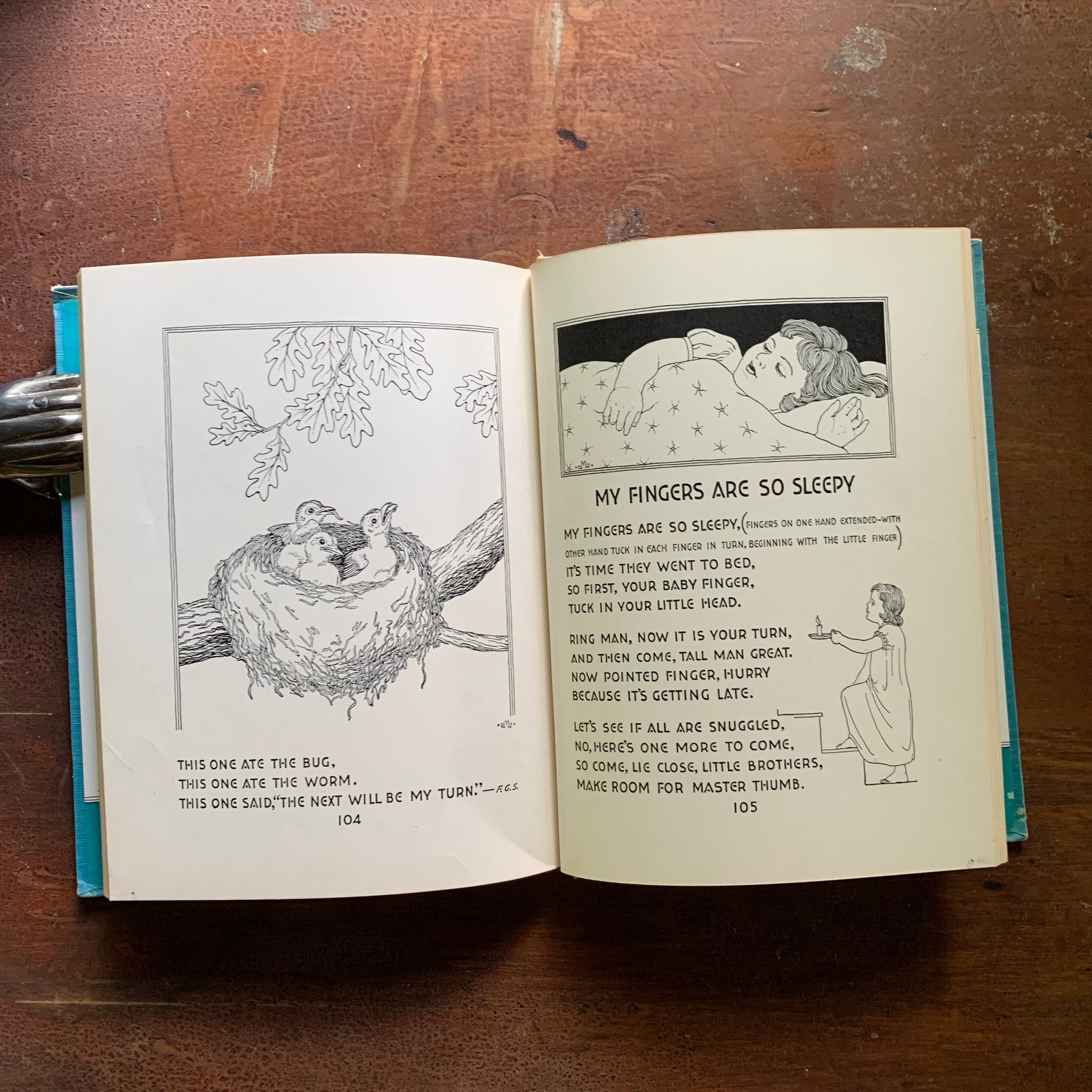 Let’s Play with Fingers Compiled by Florence Gillette Sumner - 1938 ...