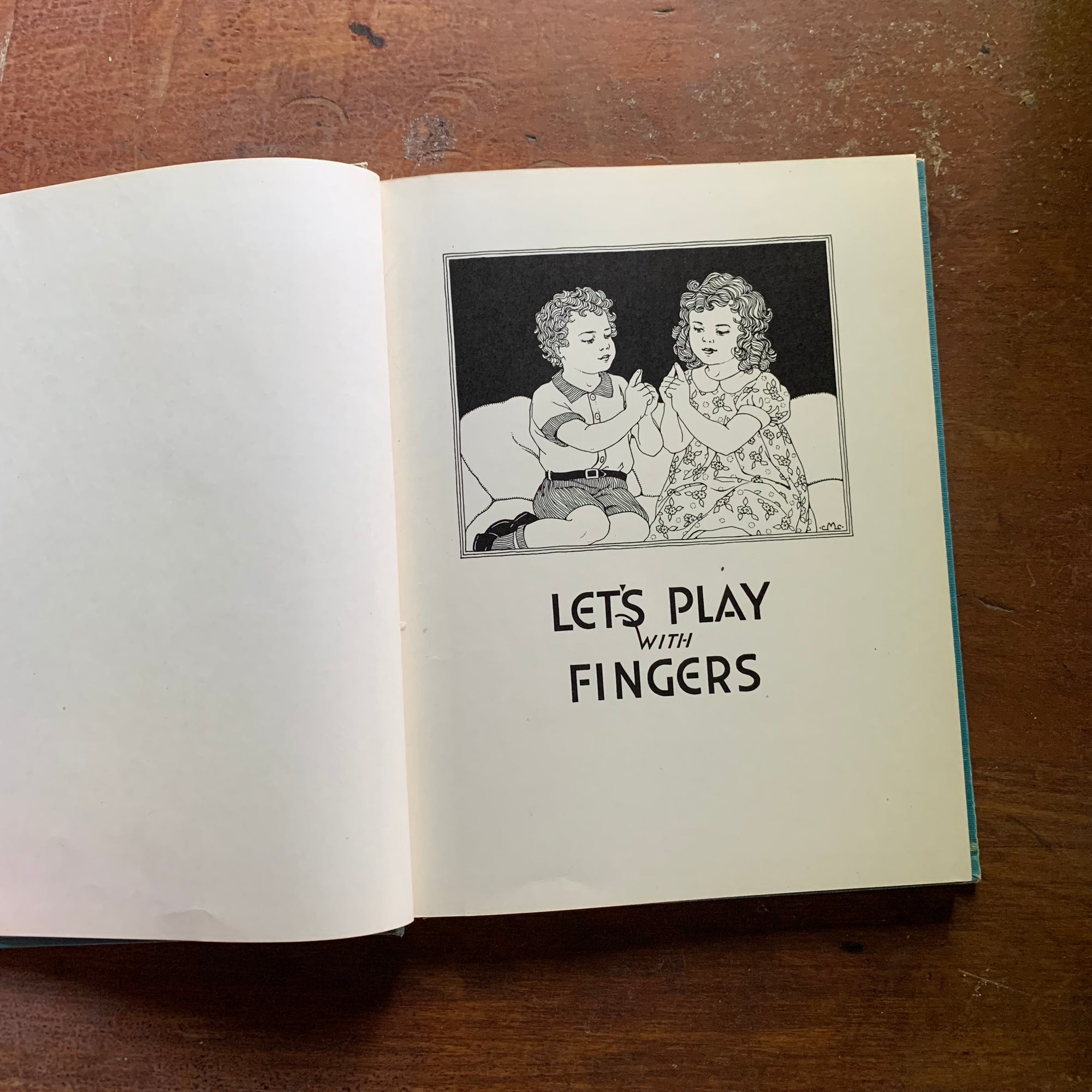 Let’s Play with Fingers Compiled by Florence Gillette Sumner - 1938 ...