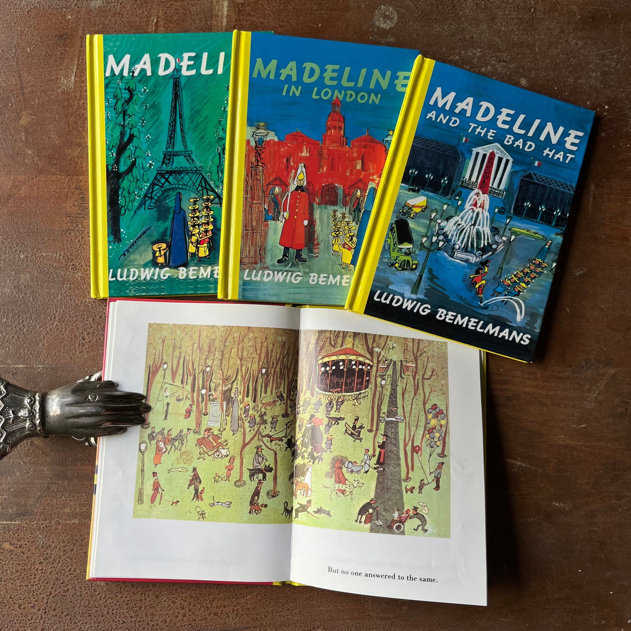 Madeline Book Set by Ludwig Bemelmans - In London, and the Bad Hat, Ma ...