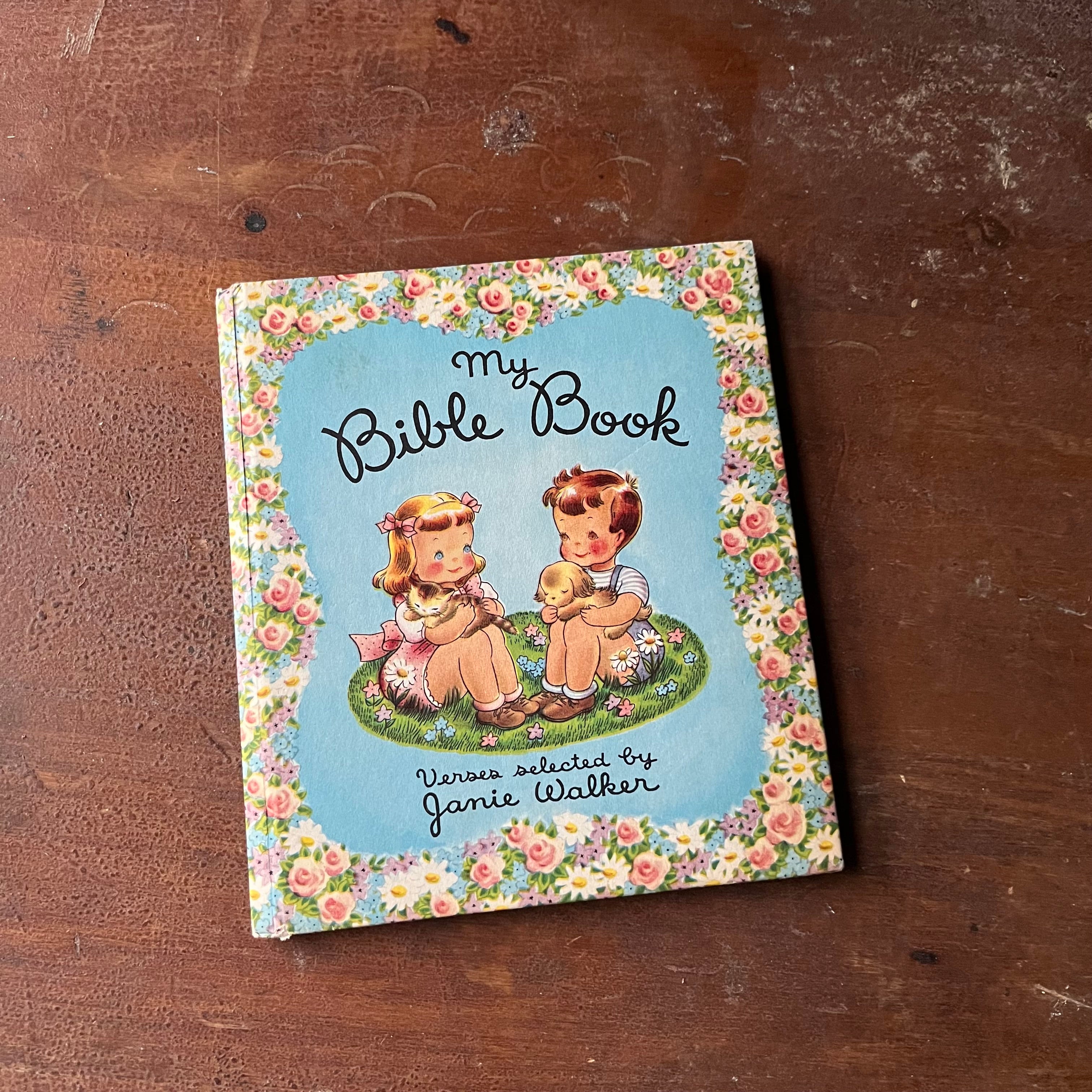 My Bible Book Verses Selected by Janie Walker - 1946 Edition - Log ...