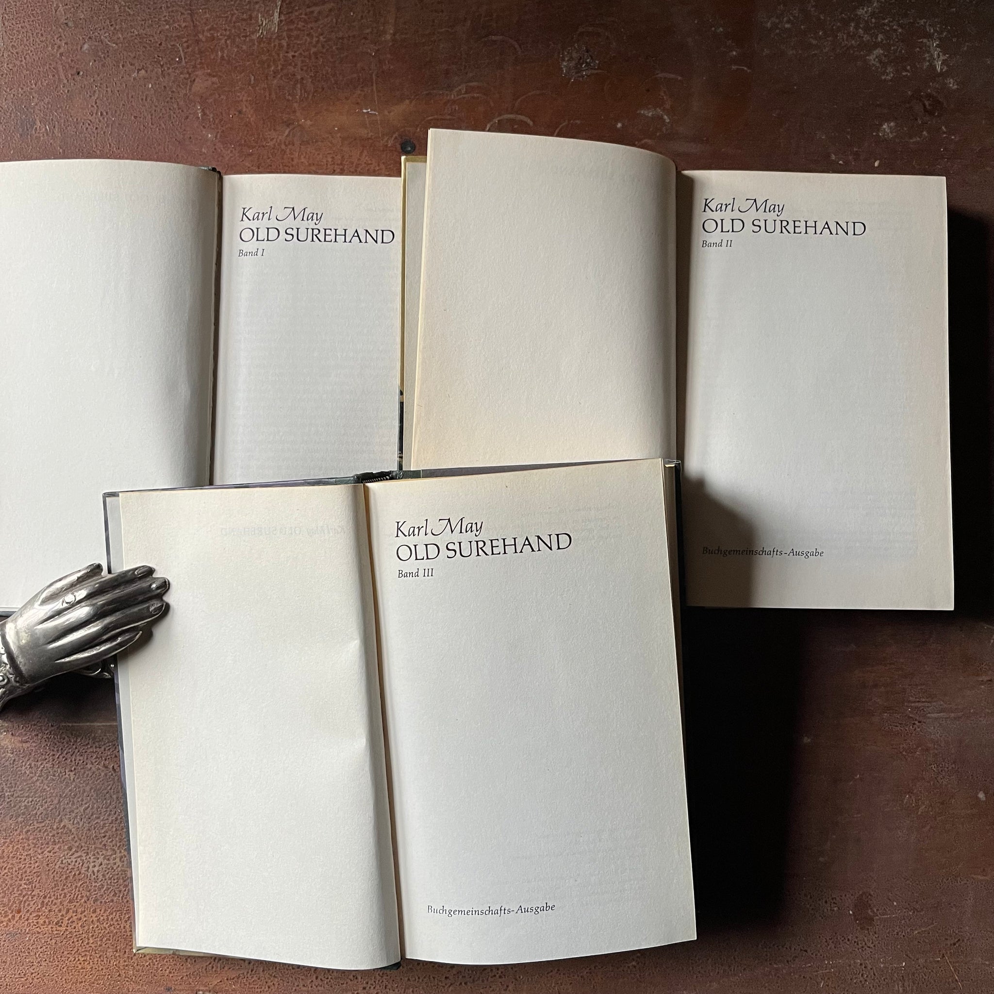 Old Surehand Trilogy Band I, II, and III by Karl May - Log Cabin Vintage