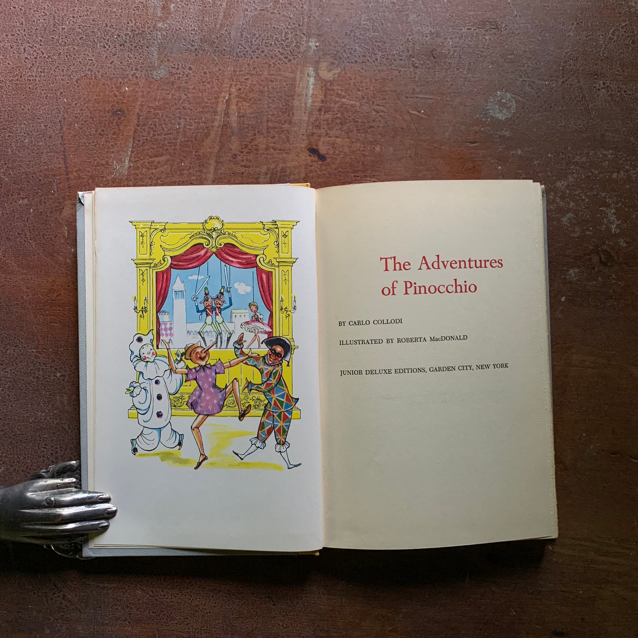 The Adventures of Pinocchio - a 1955 Junior Deluxe Editions Hardcover ...