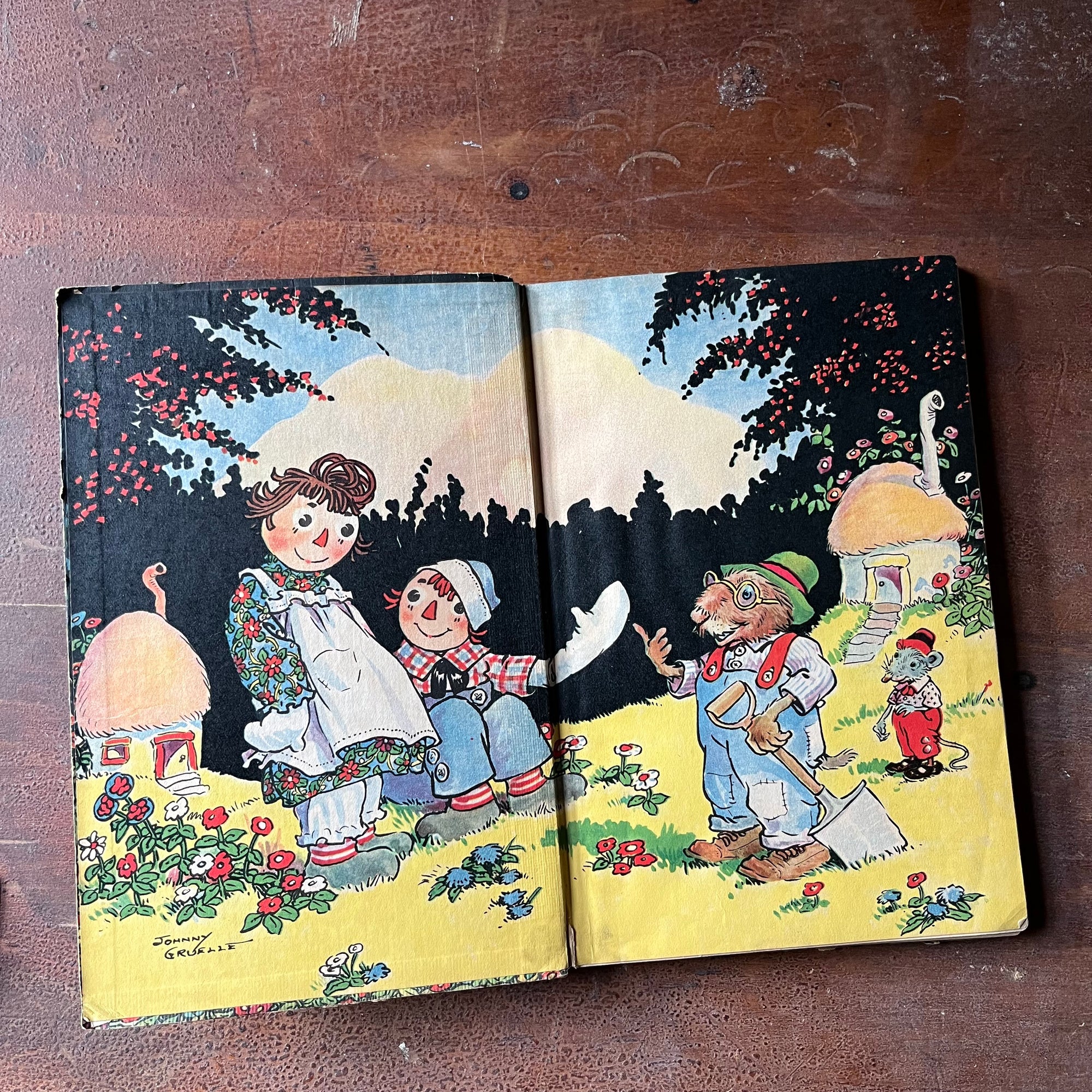 Raggedy Ann's Wishing Pebble by Johnny Gruelle 1925 Edition - Log Cabin ...