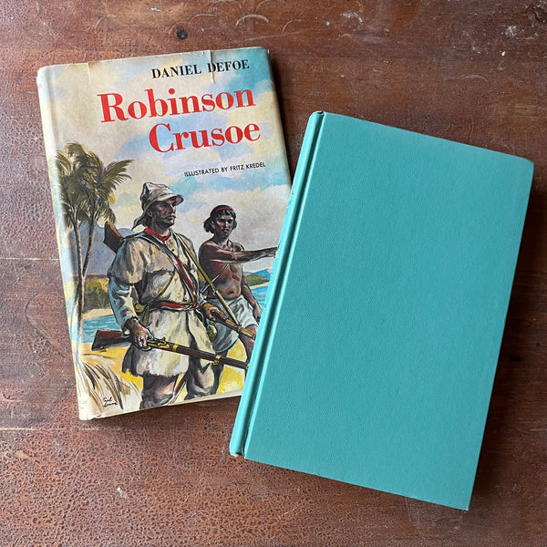 Robinson Crusoe - a 1945 Junior Deluxe Editions Book with Dust Jacket ...