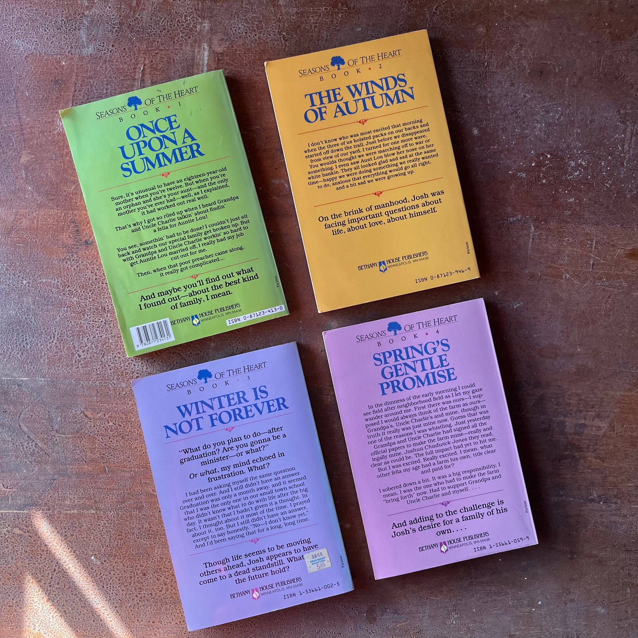 Seasons of the Heart Complete Book Set by Janette Oke - Log Cabin Vintage