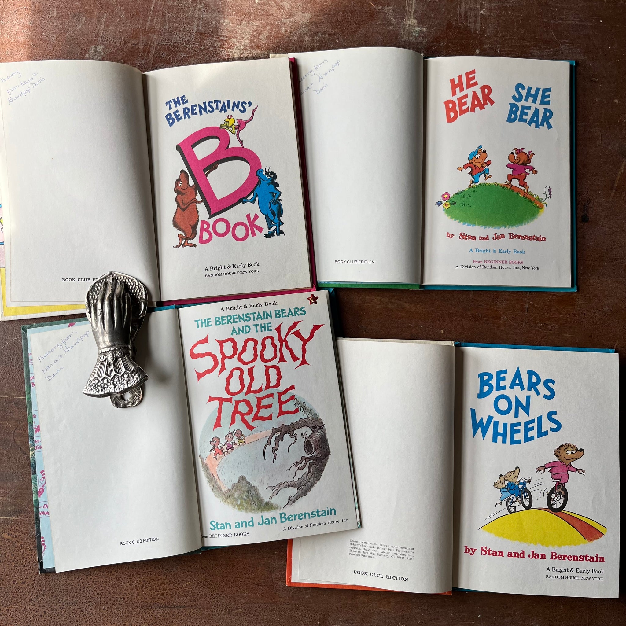 Set of Four Berenstain Bears Books by Stan and Jan Berenstain - Log ...