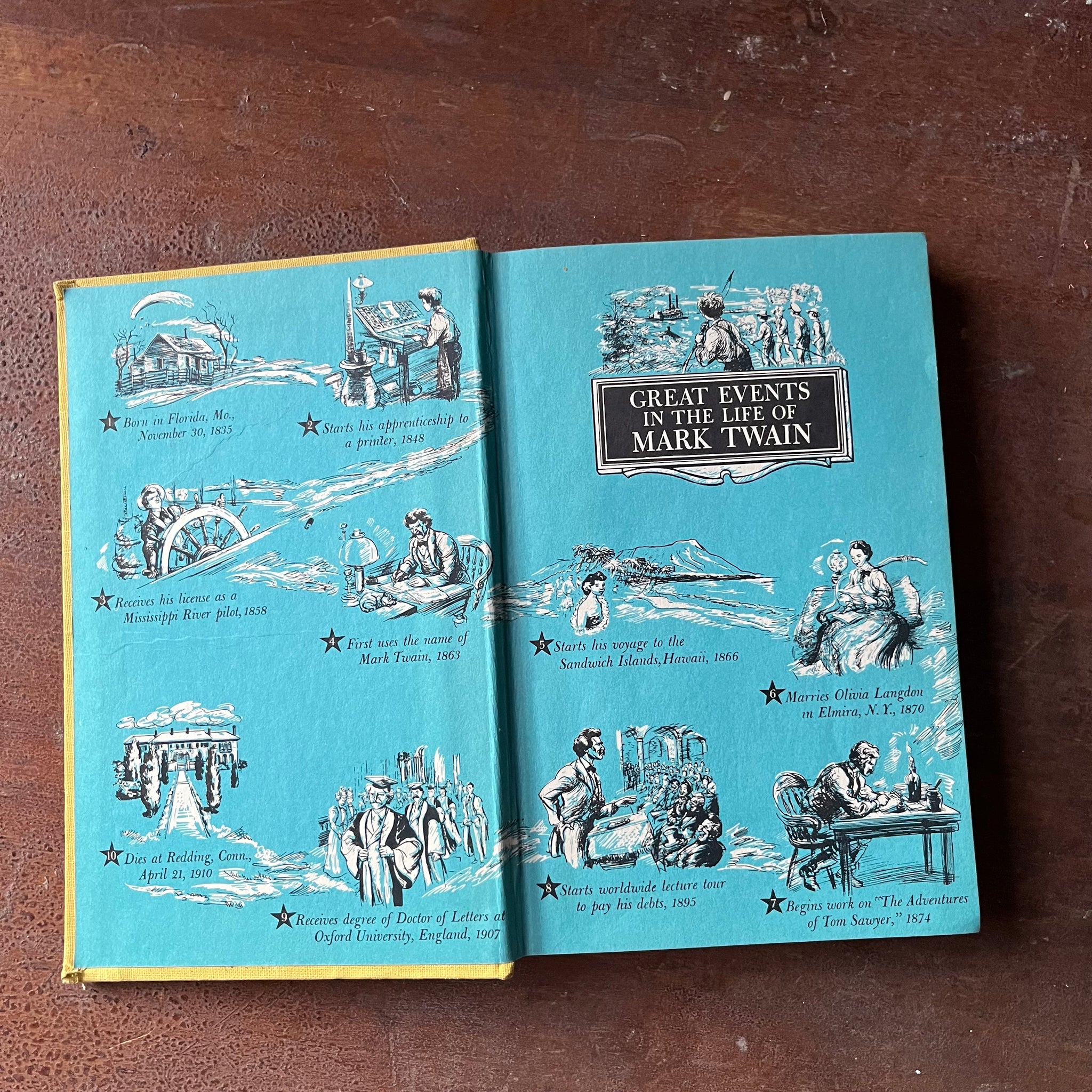 The Story of Mark Twain - A 1953 Signature Series Children's Book - Log ...