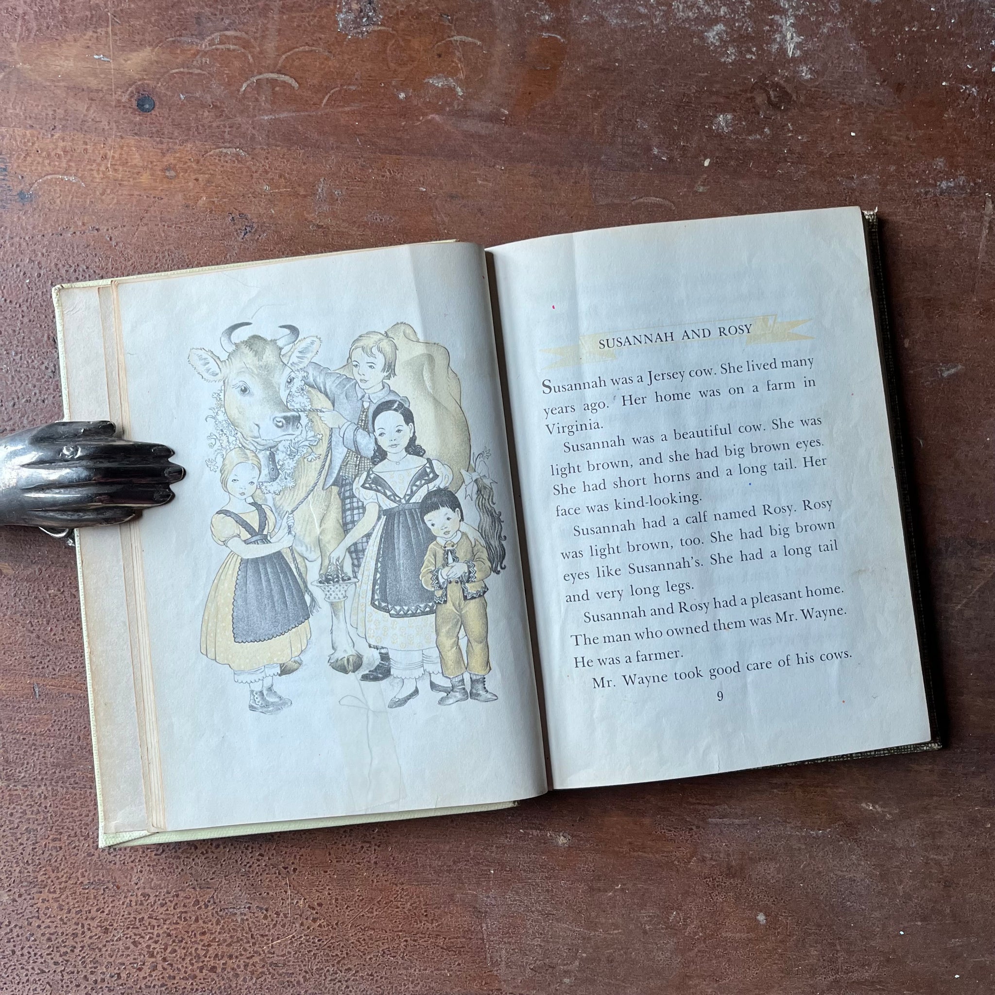 Susannah the Pioneer Cow by Miriam E. Mason, Illustrated by Maud and M ...