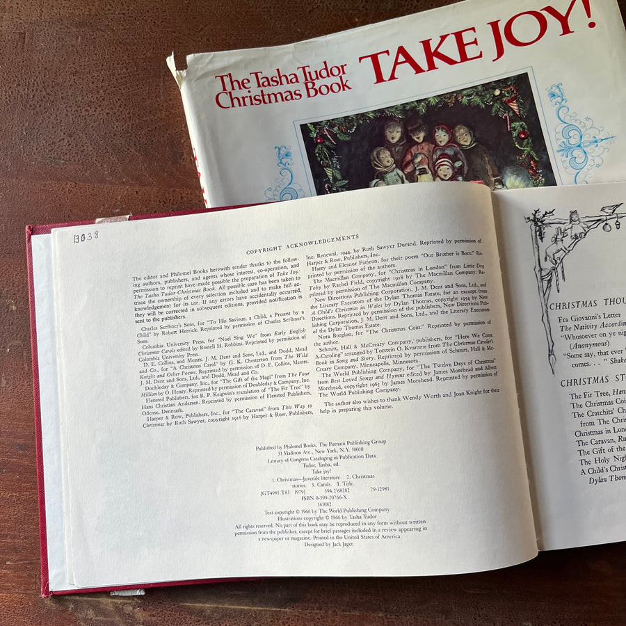 The Tasha Tudor Christmas Book: Take Joy! - Log Cabin Vintage