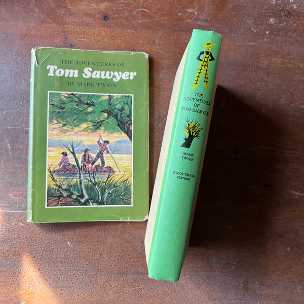 Adventures of Tom Sawyer - a 1954 Junior Deluxe Editions Book with Dus ...