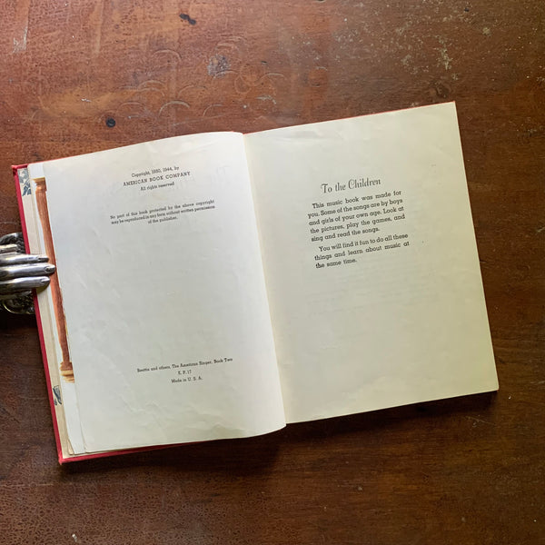 The American Singer Book 2 - 1950 Hardcover Edition - Log Cabin Vintage