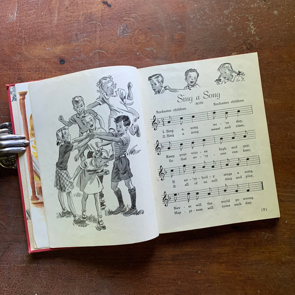 The American Singer Book 2 - 1950 Hardcover Edition - Log Cabin Vintage