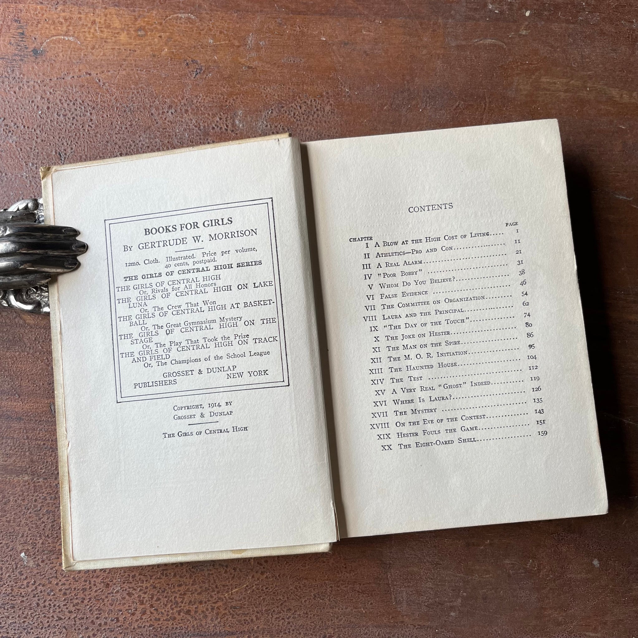 The Girls of Central High by Gertrude W. Morrison - Log Cabin Vintage