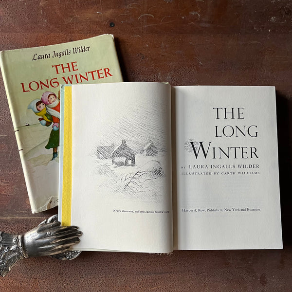 The Long Winter by Laura Ingalls Wilder - 1968 Hardcover Edition - Log ...