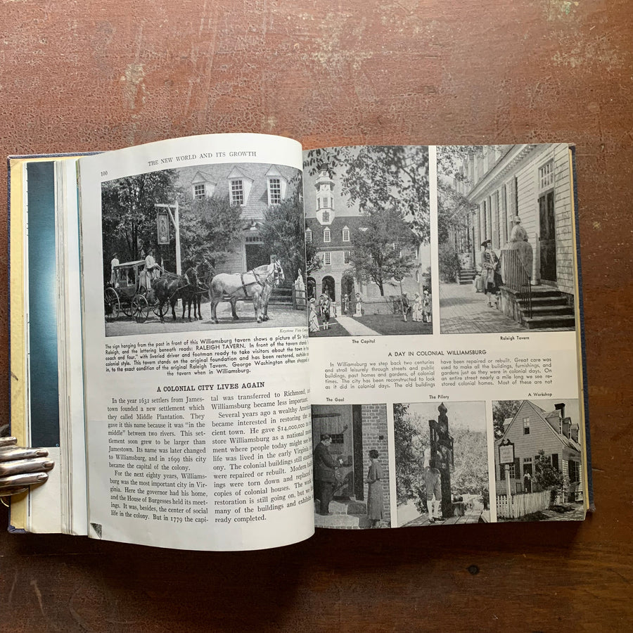 The New World and Its Growth: 1954 Social Studies Textbook - Log Cabin ...