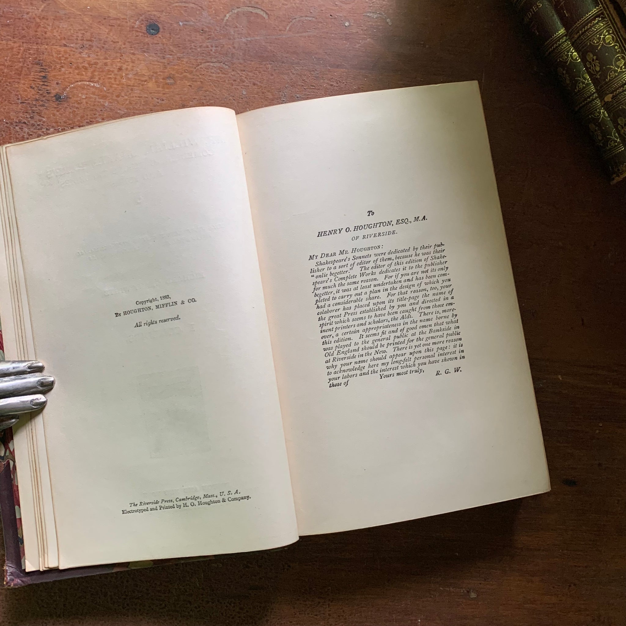 The Riverside Shakespeare in Six Volumes, Octavo by Richard Grant Whit ...