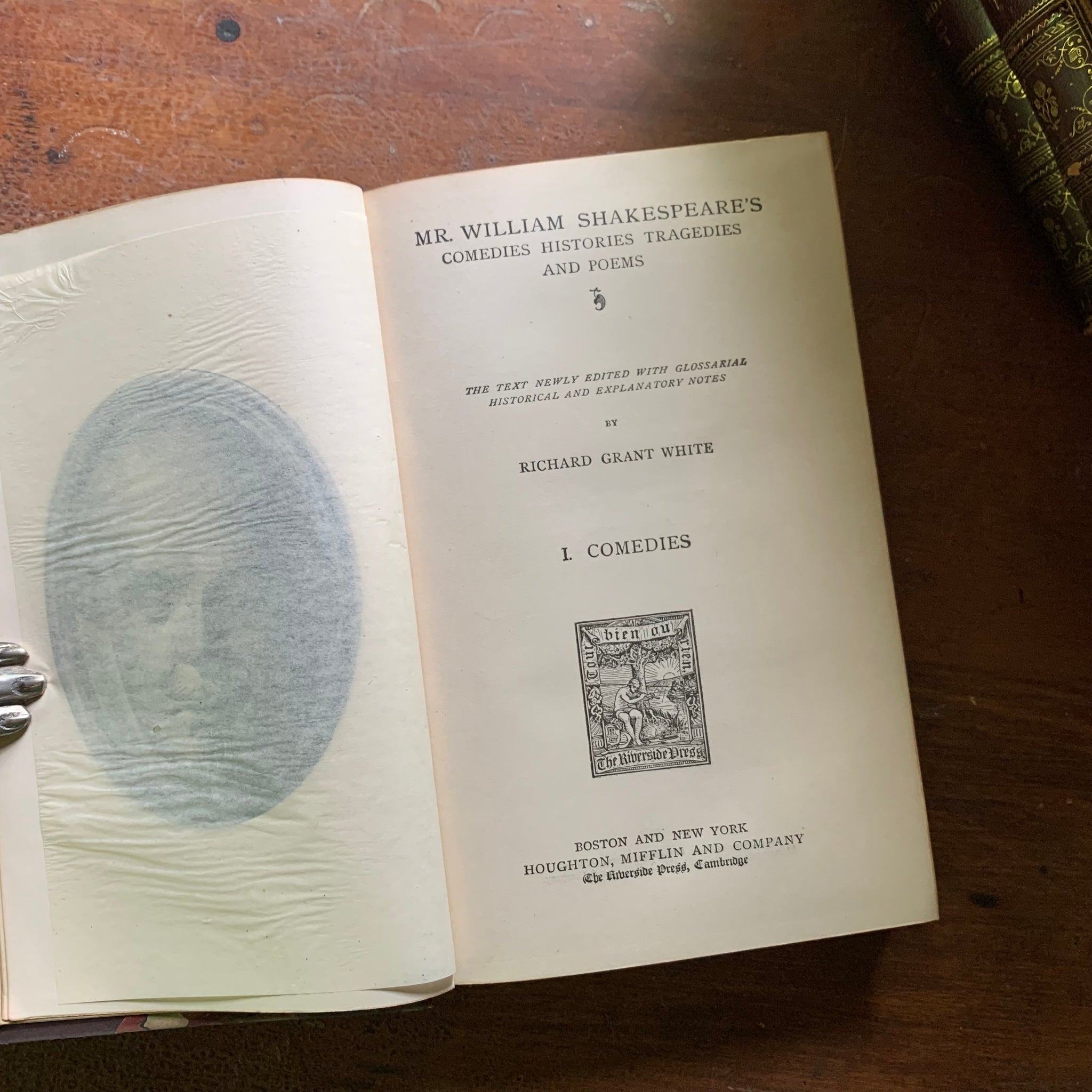 The Riverside Shakespeare in Six Volumes, Octavo by Richard Grant Whit ...