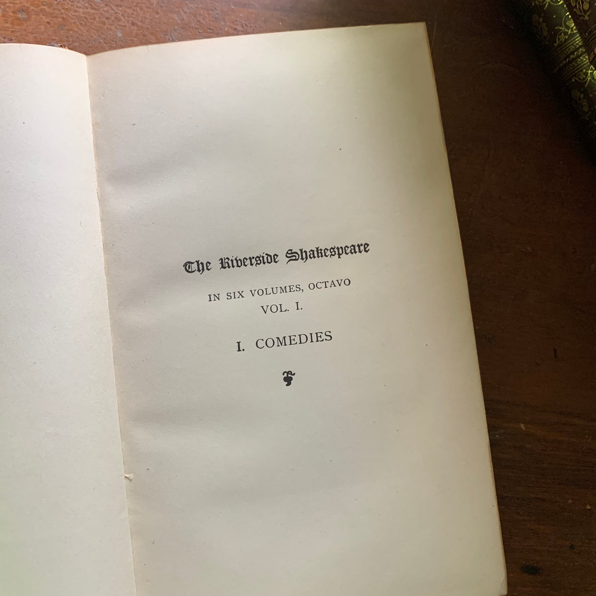 The Riverside Shakespeare in Six Volumes, Octavo by Richard Grant Whit ...