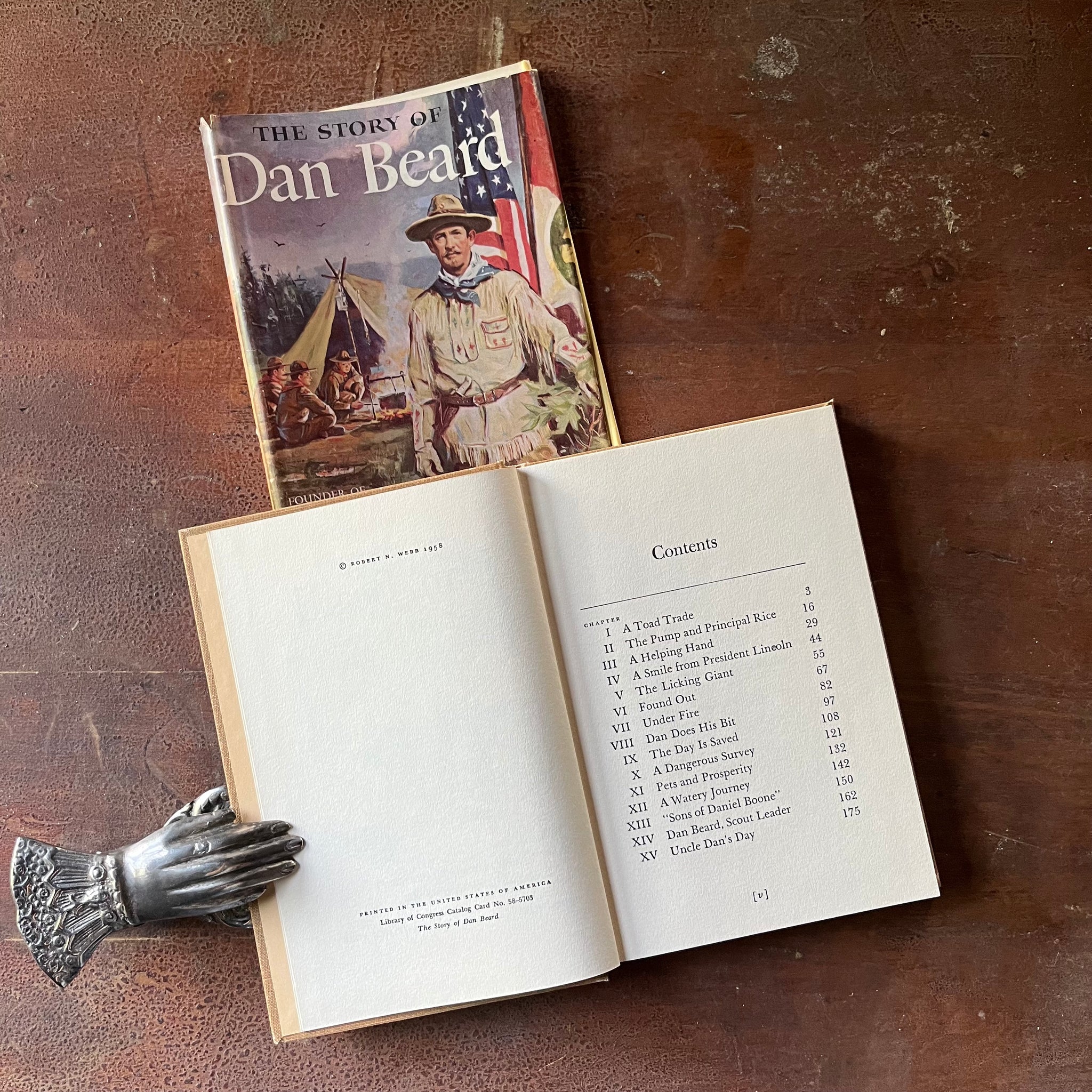 The Story of Dan Beard - A 1958 Signature Series Children's Book - Log ...