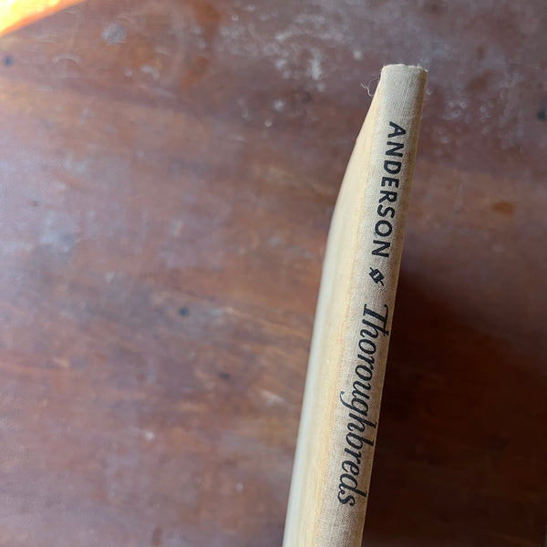 Thoroughbreds by C. W. Anderson - 1942 Edition - Log Cabin Vintage