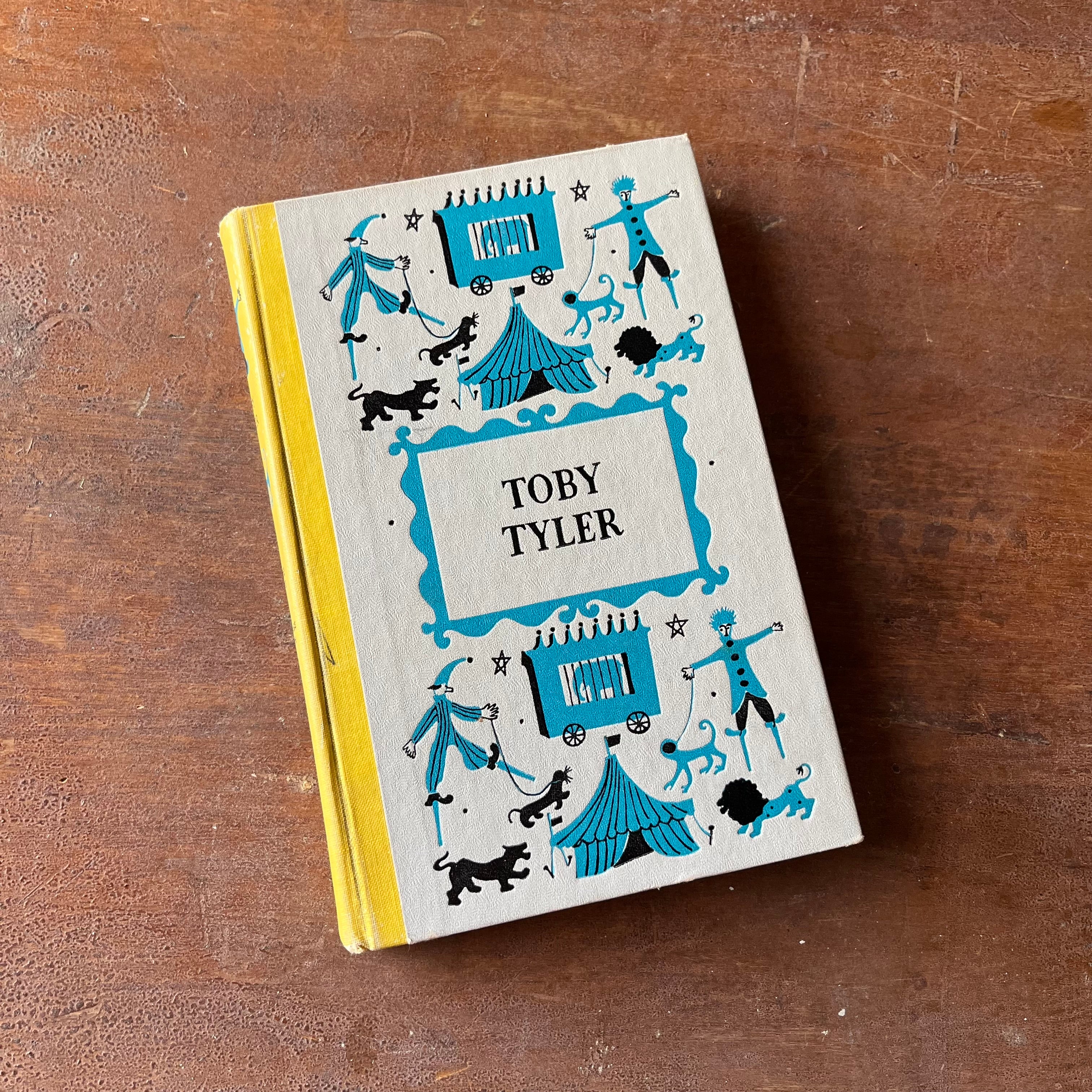 Toby Tyler - a 1958 Junior Deluxe Editions Hardcover Book - Log Cabin ...