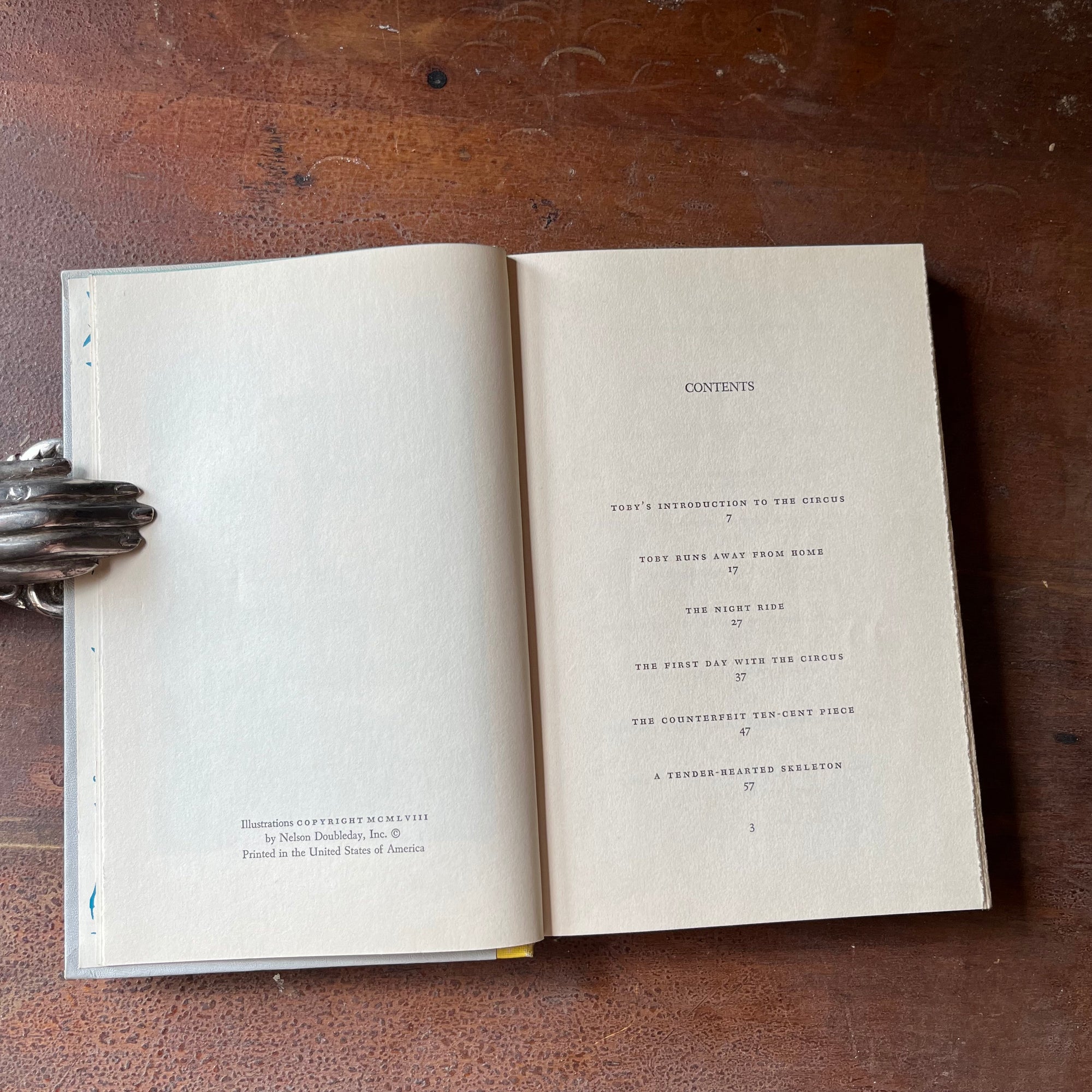 Toby Tyler - a 1958 Junior Deluxe Editions Hardcover Book - Log Cabin ...