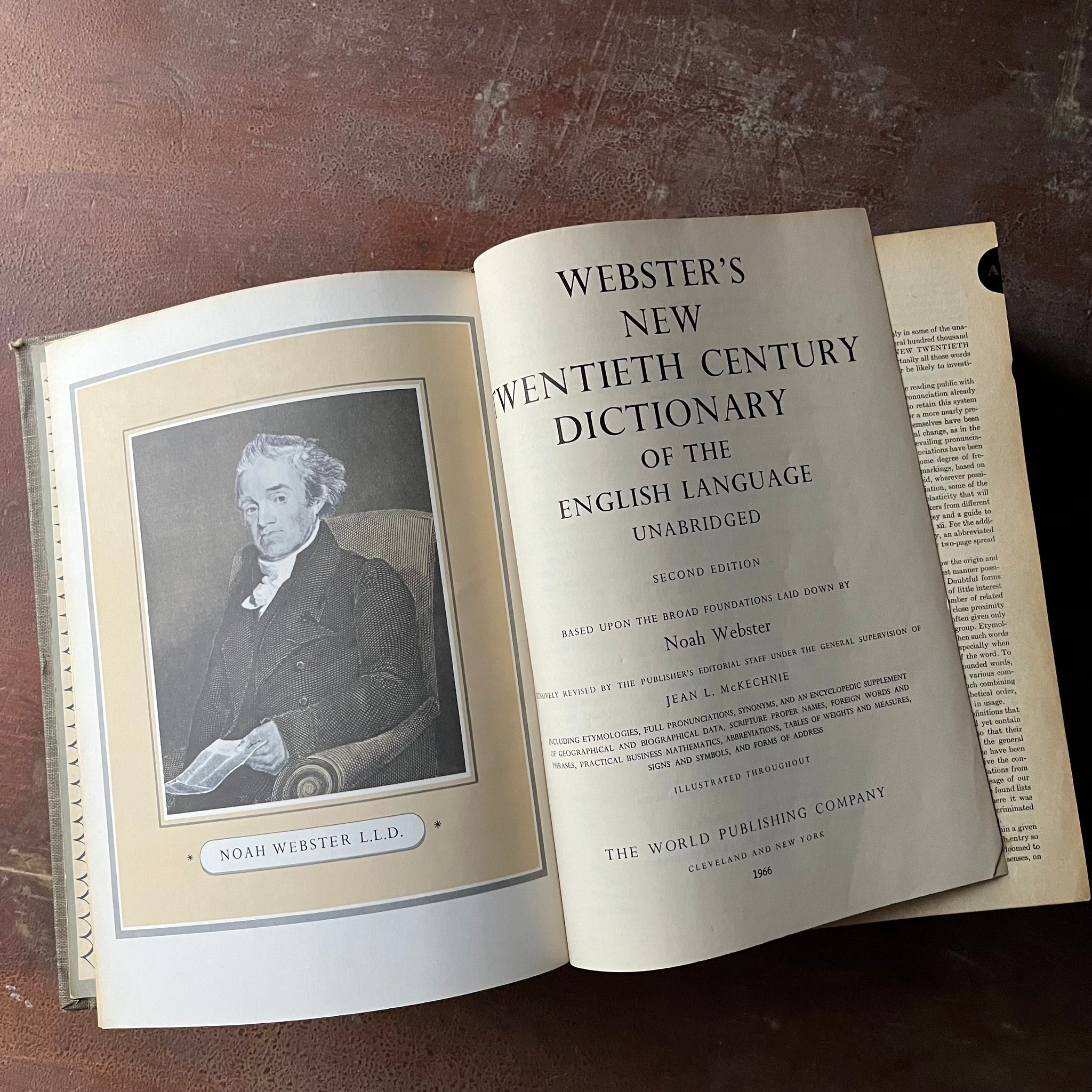 Webster's New Twentieth Century Dictionary - 1966 Unabridged Second Ed ...