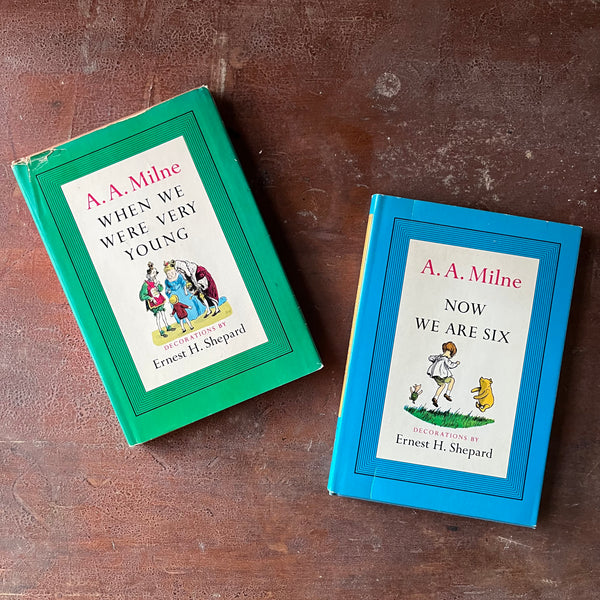 Pair of A.A. Milne Books: When We Were Very Young and Now We Are Six ...