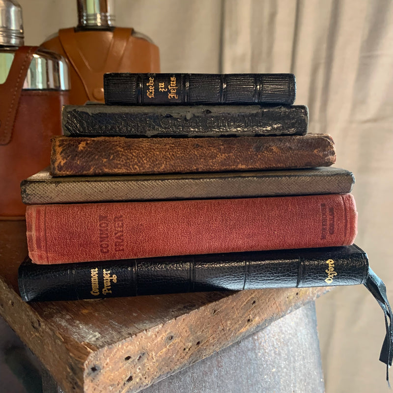 Vintage Religious Bible Book Stack - Common Prayer - St. Joseph's Chil ...