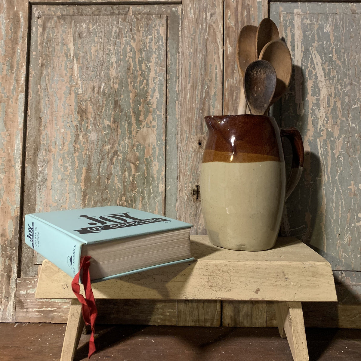 Joy of Cooking Cookbook - 1972 Turquoise Blue Edition - Log Cabin Vintage