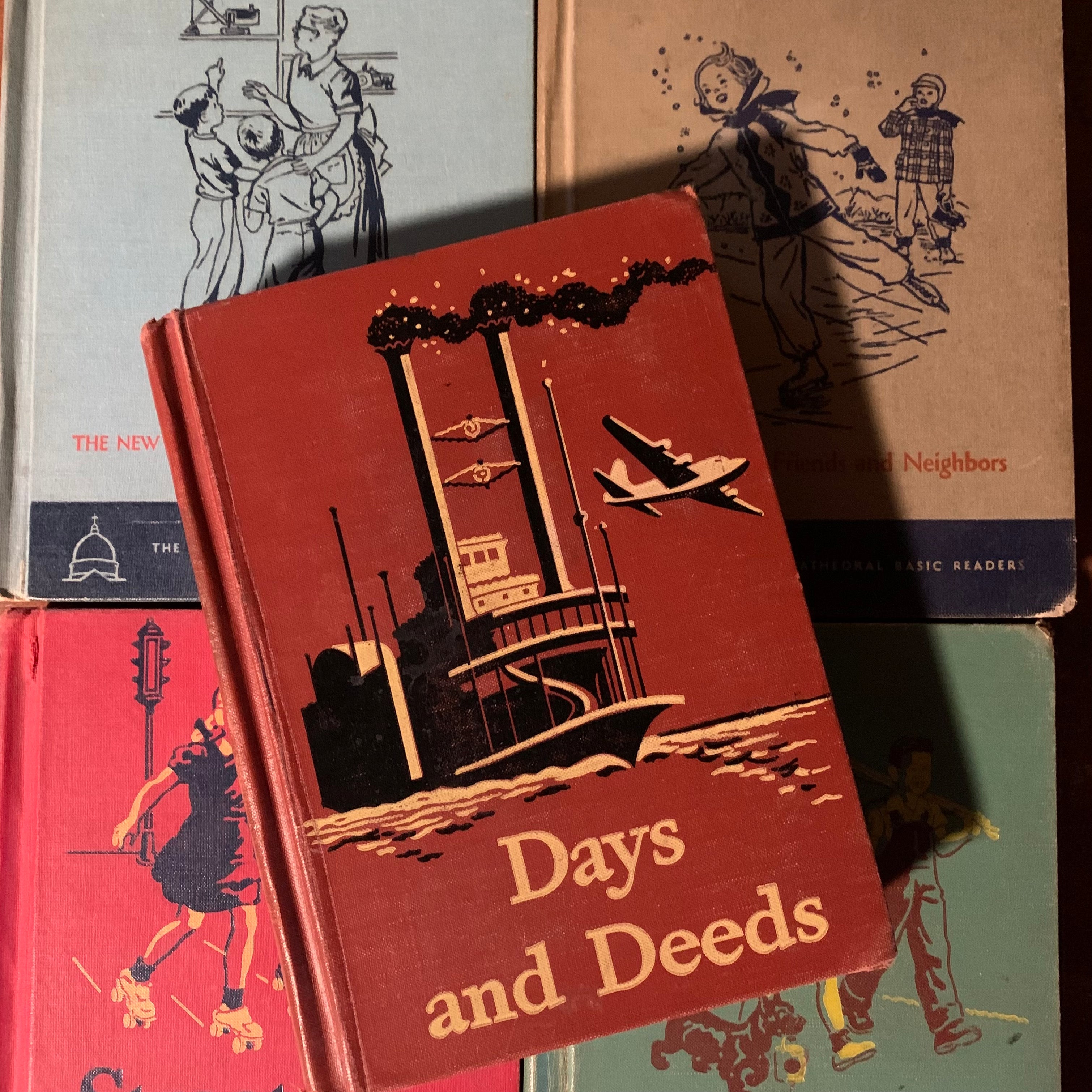 New Cathedral Basic Readers Vintage School Book Set of Five Titles ...