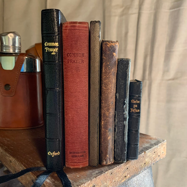 Vintage Religious Bible Book Stack - Common Prayer - St. Joseph's Chil ...