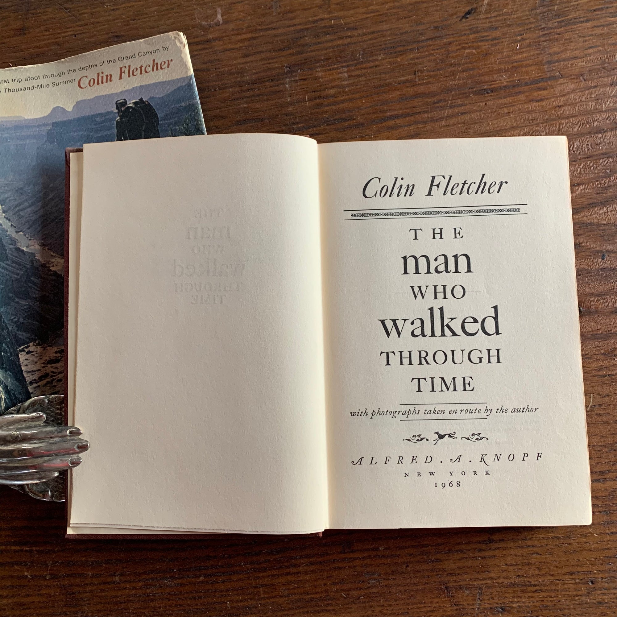 The Man Who Walked Through Time by Colin Fletcher - 1968 Alfred A. Kno ...